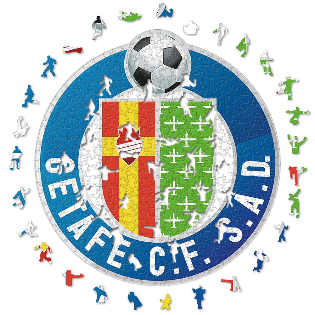 Getafe Logo - Wooden Puzzle